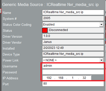Configuring Elan NVR Control Drivers – ICRealtime