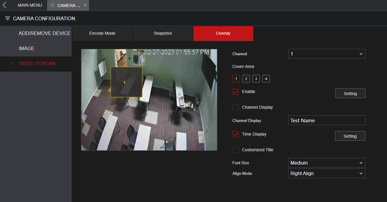 Privacy Masking - Setup Privacy Masking – ICRealtime