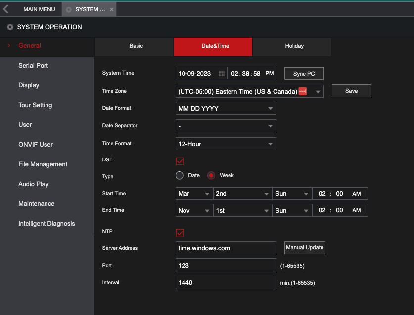 Time Sync Settings (Setting Daylight Savings (DST) & GMT Offset ...