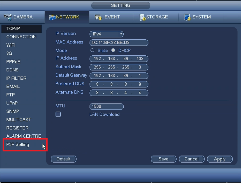 DVR 3.x Enable P2P Access – ICRealtime