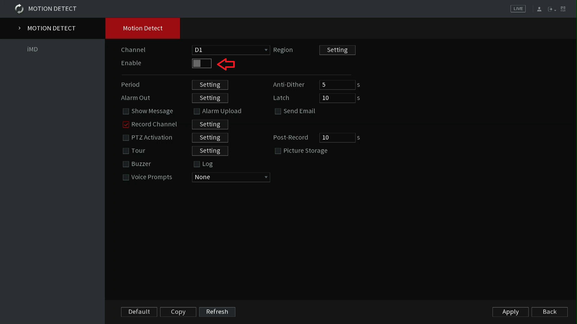 Intelligent Motion Detect (iMD) – ICRealtime