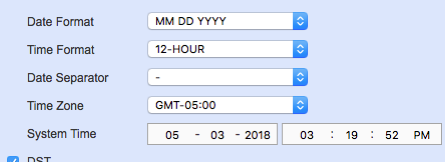 Time Sync Settings (Setting Daylight Savings (DST) & GMT Offset ...