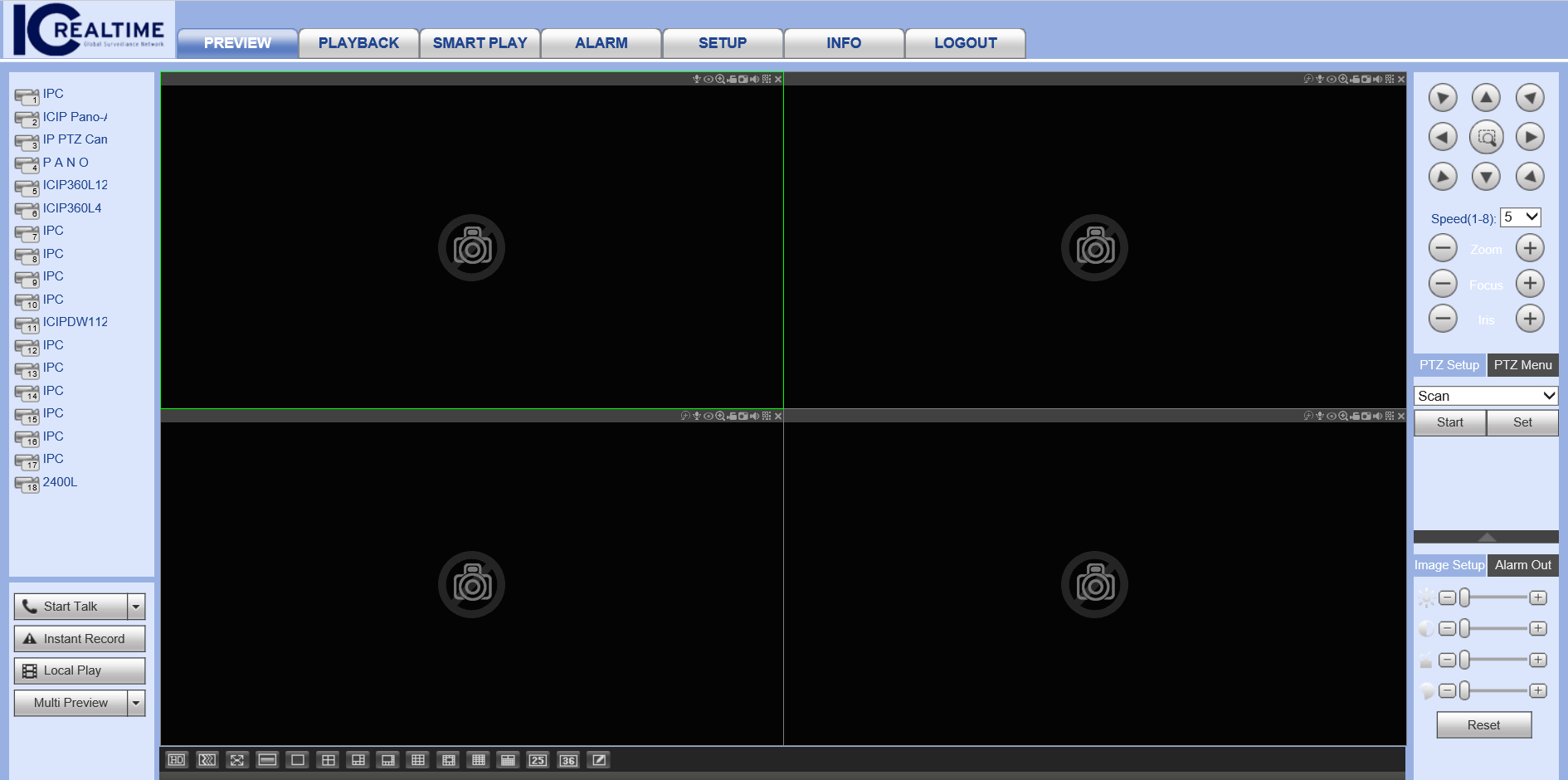 Legacy Web UI Live View – ICRealtime