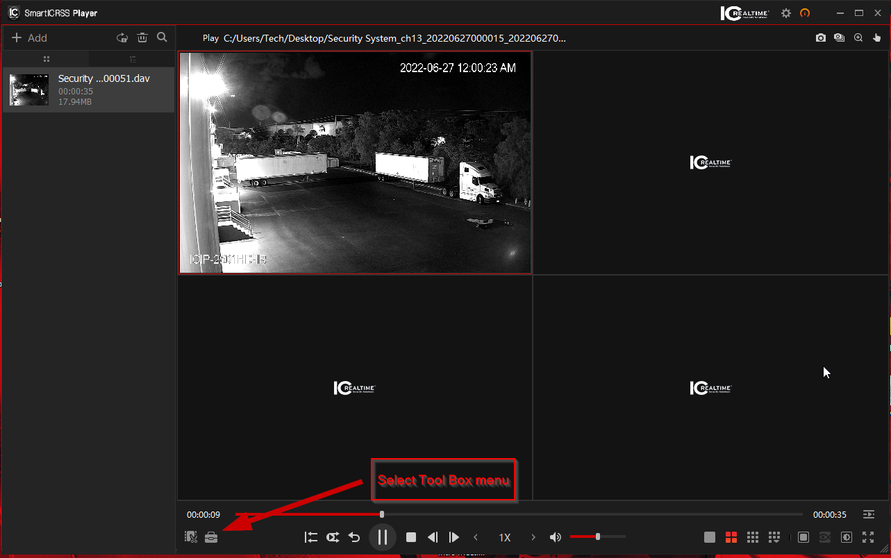 Watermark Verification using Smart Player – ICRealtime