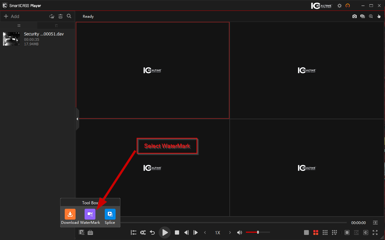 Watermark Verification using Smart Player – ICRealtime